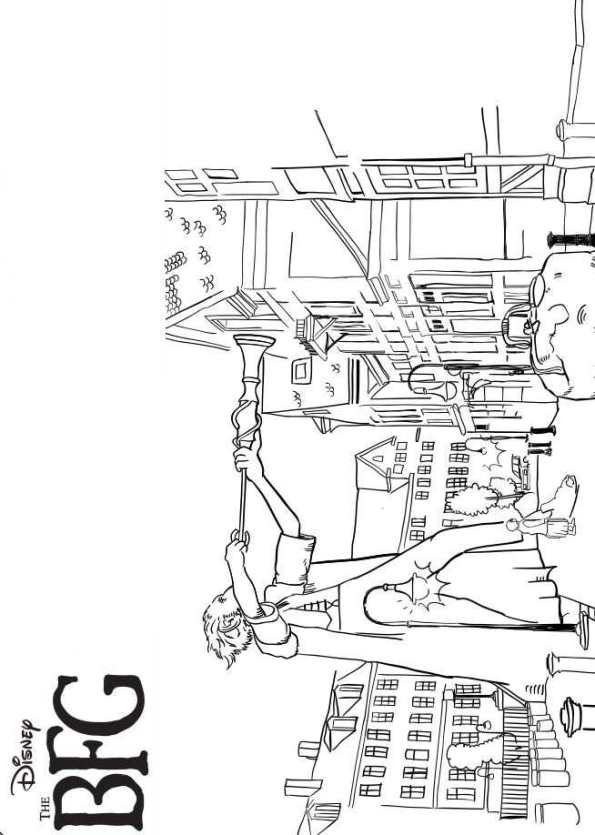 Kids-n-fun.com | 4 coloring pages of BFG