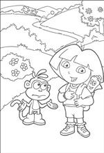 Kids-n-fun | 84 coloring pages of Dora the Explorer
