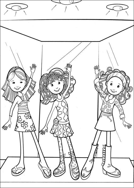 Kids-n-fun.com | 65 coloring pages of Groovy Girls
