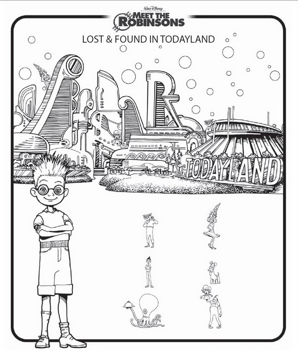 Kids-n-fun.com | 39 coloring pages of Meet the Robinsons