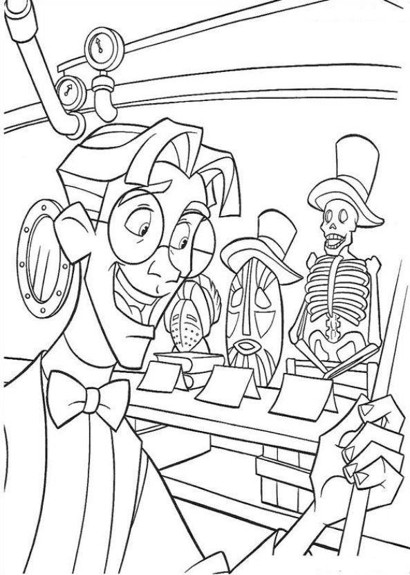 Atlantis Coloring Pages