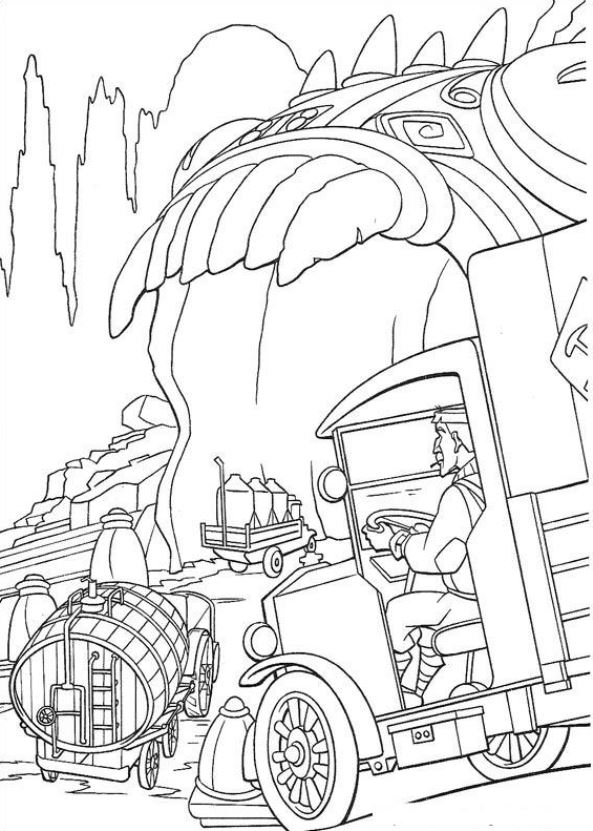 Kids-n-fun.com | Create personal coloring page of Atlantis, the sunken ...