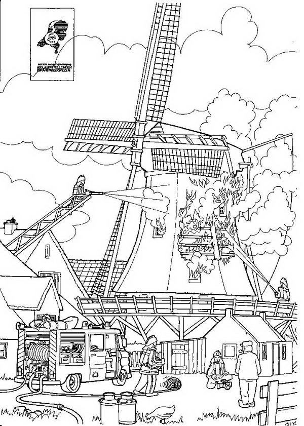 Kids-n-fun.com | 28 coloring pages of Fire brigade
