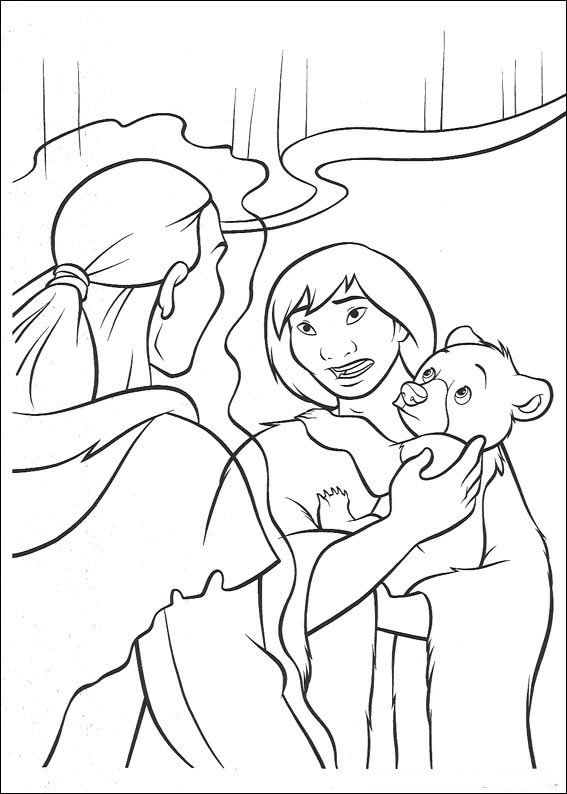 Kids-n-fun.com | 52 coloring pages of Brother Bear