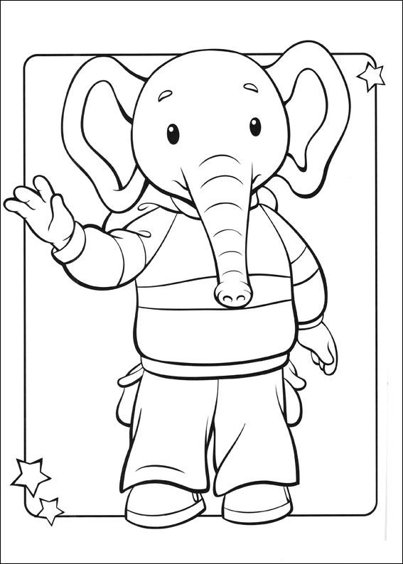 Kids-n-fun.com | 42 coloring pages of Rupert Bear
