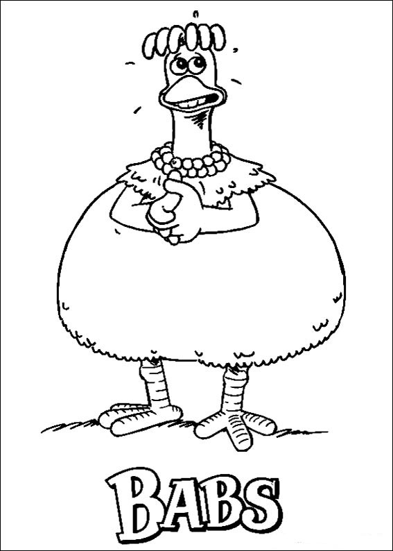 Kids-n-fun.com | 46 coloring pages of Chicken Run