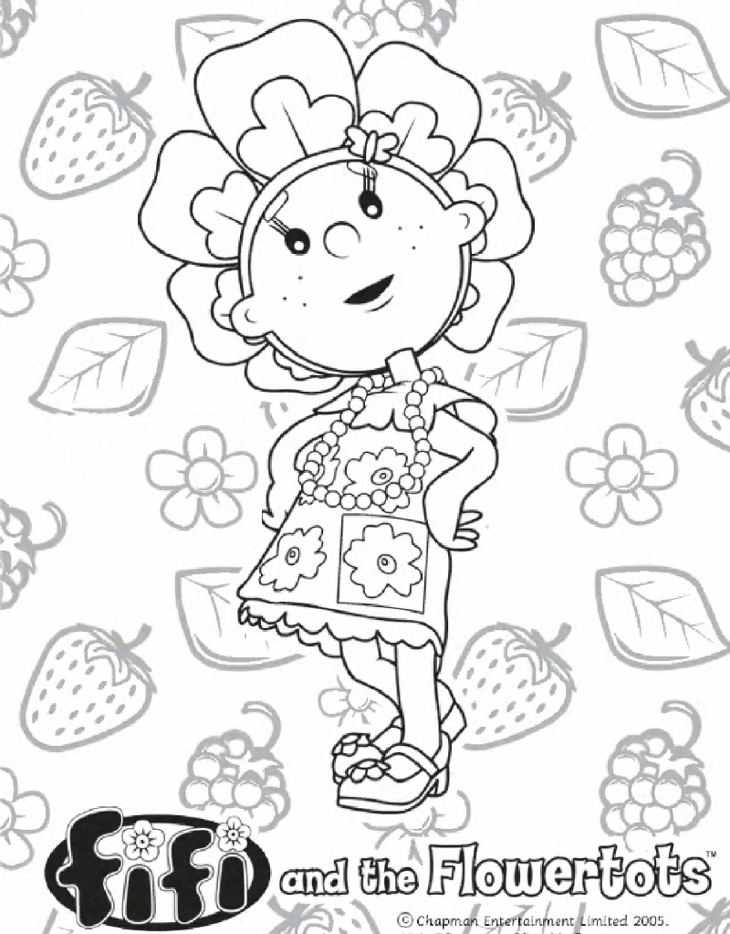 Kids-n-fun.com | 19 coloring pages of Fifi and the Flowertots