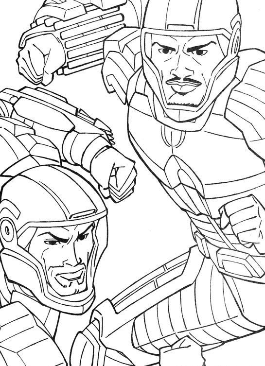 Kids-n-fun.com | 44 coloring pages of G.I. Joe
