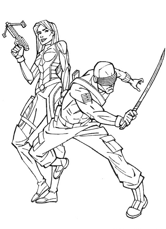 Kids-n-fun.com | 44 coloring pages of G.I. Joe