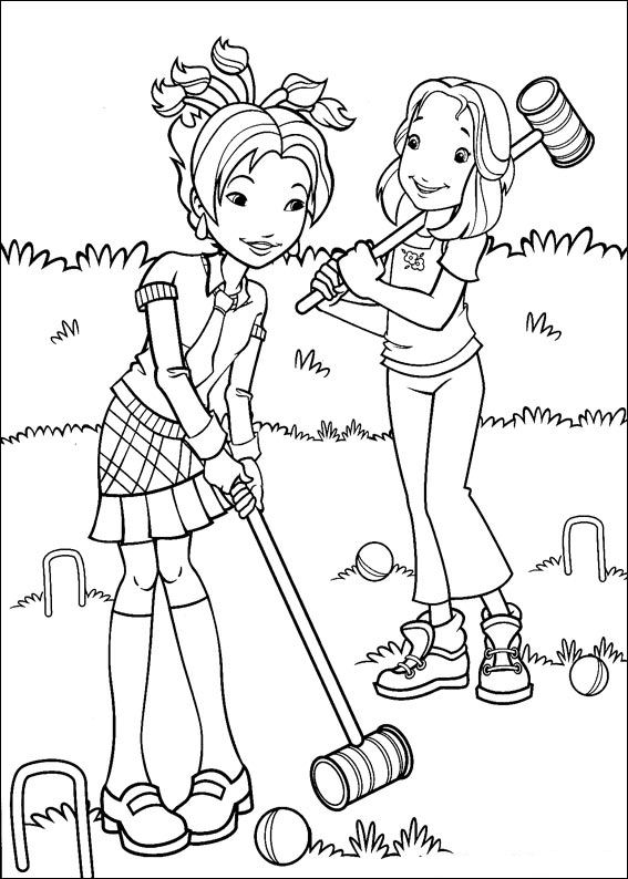 Kids-n-fun.com | 52 coloring pages of Holly Hobbie