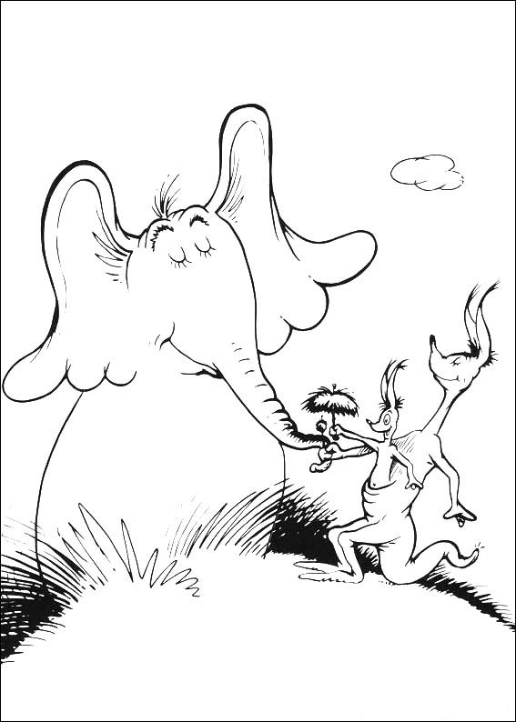 Kids-n-fun.com | 65 coloring pages of Horton Dr. Seuss