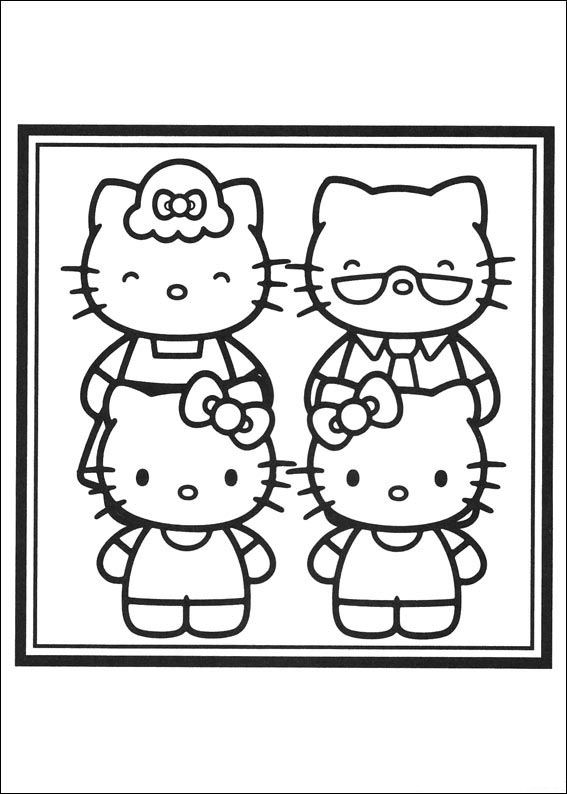 Kids-n-fun.com | 54 coloring pages of Hello Kitty