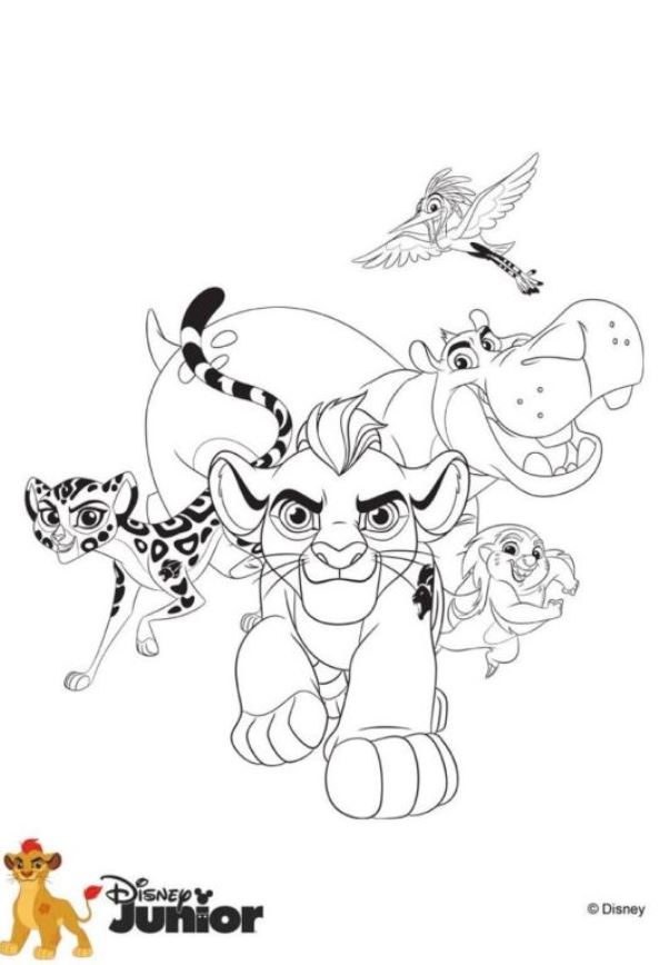 Kids-n-fun.com | 19 coloring pages of Lion guard