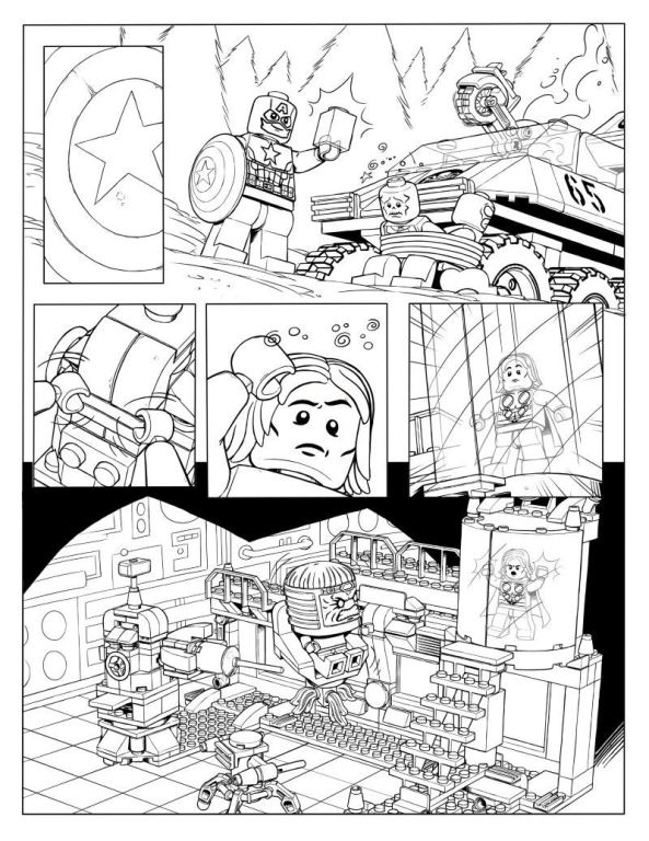 Kids-n-fun.com | 15 coloring pages of Lego Marvel Avengers