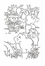 Kids-n-fun | 26 coloring pages of Little People