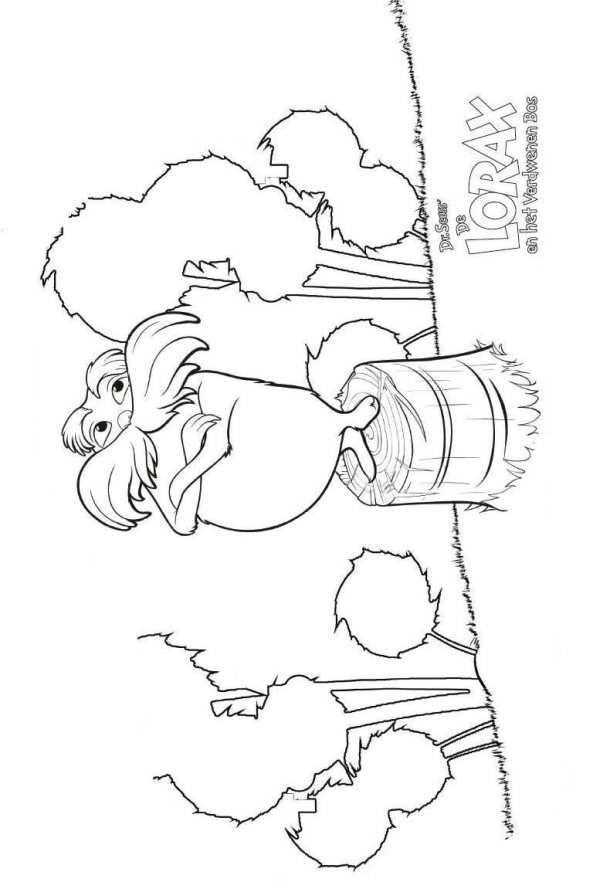 Dr Seuss Lorax Coloring Pages Printable