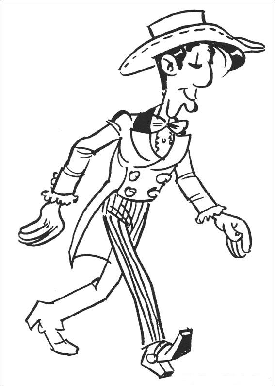 Kids-n-fun.com | Coloring page Lucky Luke Lucky Luke