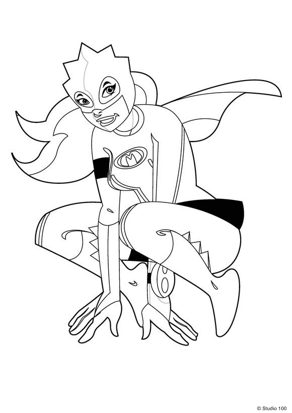 Kids-n-fun.com | 32 coloring pages of Mega Mindy