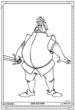 Kids-n-fun | 16 coloring pages of Merlin the Wizard