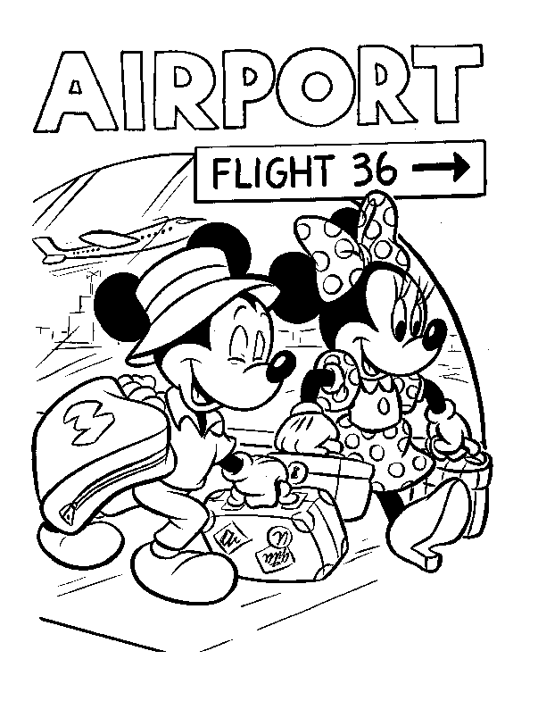 Kids-n-fun.com | Create personal coloring page of Mickey Mouse coloring ...