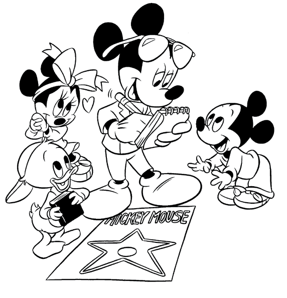 Kids-n-fun.com | Coloring page Mickey Mouse Mickey Mouse