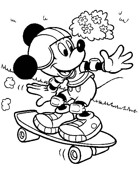 Kids-n-fun.com | Coloring page Mickey Mouse Mickey Mouse