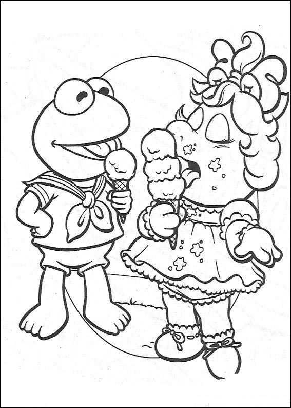 Kids-n-fun.com | Coloring page Muppet babies Muppet babies