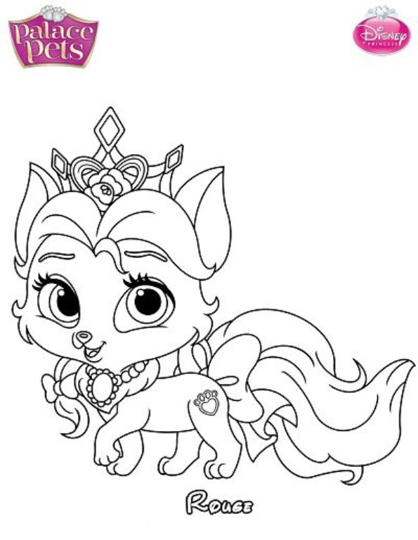 Kids-n-fun.com | 36 coloring pages of Princess Palace Pets