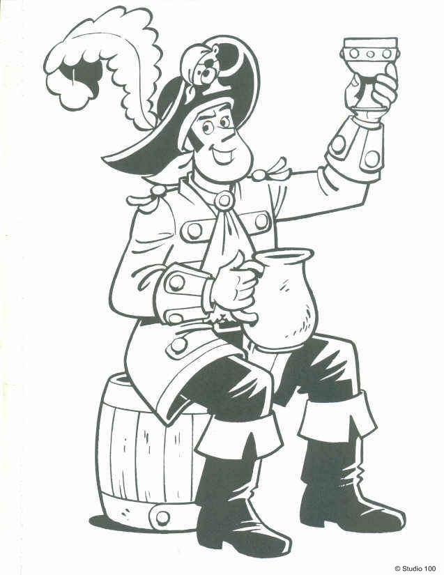 Kids-n-fun.com | Coloring page Piet Pirate Piet Pirate