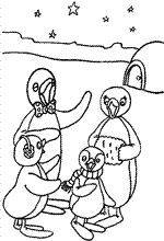 Kids-n-fun | 20 coloring pages of Pingu