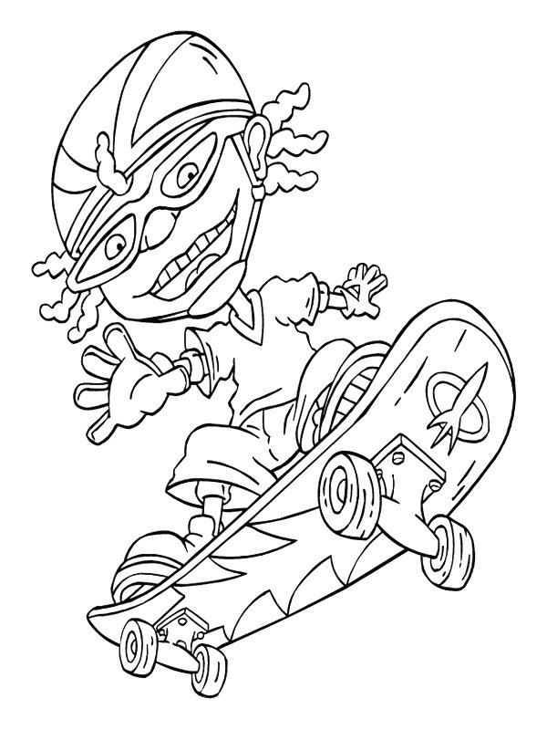Kids-n-fun.com | Coloring page Rocket Power Rocket Power