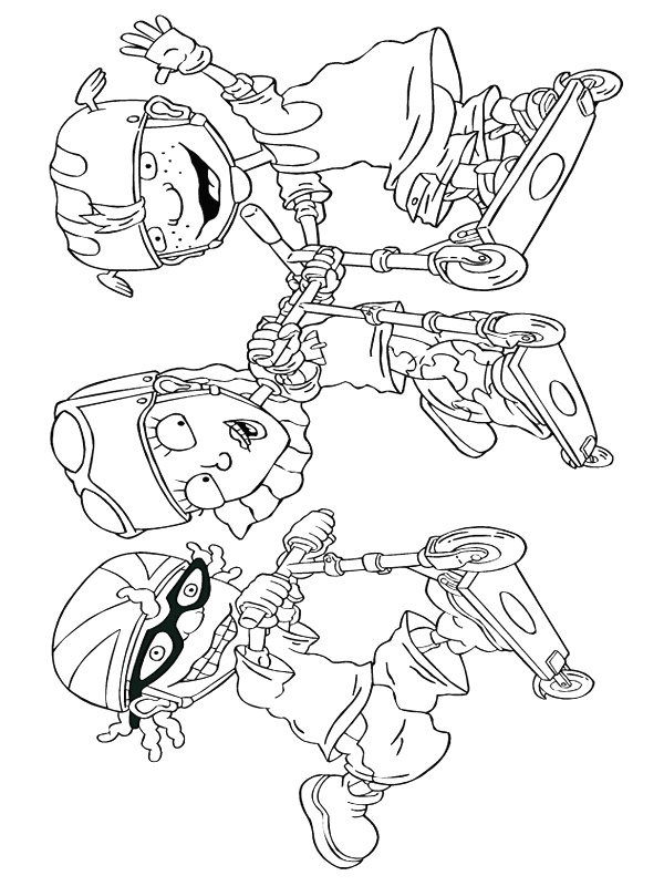 Kids-n-fun.com | Coloring page Rocket Power Rocket Power