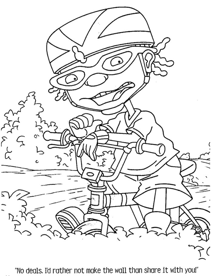 Kids-n-fun.com | Create personal coloring page of Rocket Power coloring ...