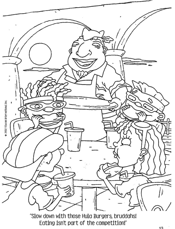 Kids-n-fun.com | Coloring page Rocket Power Rocket Power