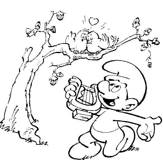 Kids-n-fun.com | 59 coloring pages of Smurfs
