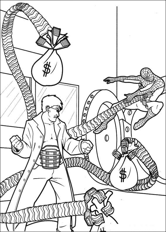 Kids-n-fun.com | 27 coloring pages of Spiderman