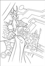 coloring page Thor