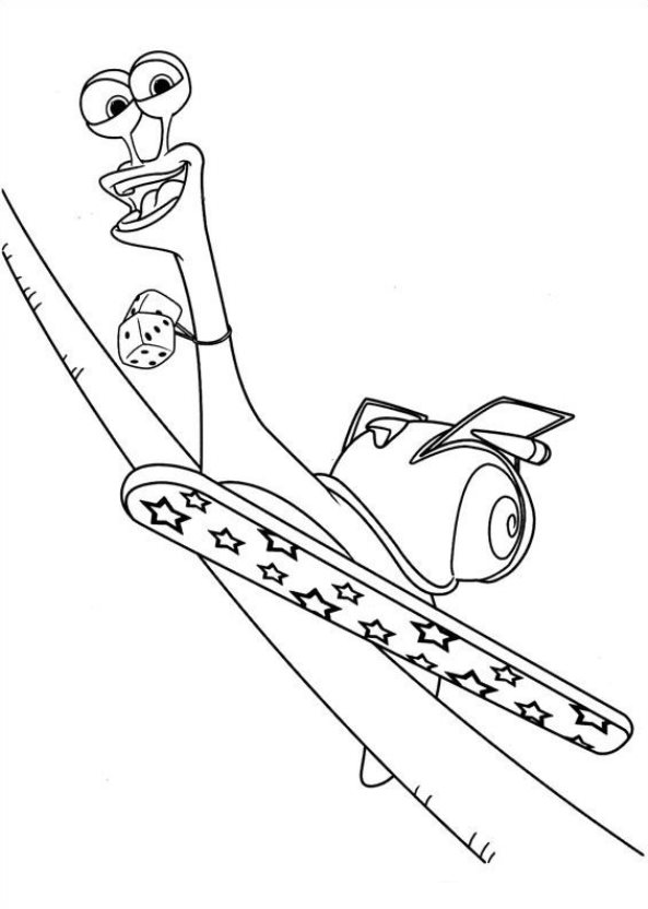 Turbo Chet Fast Coloring Pages Movie Dreamworks Sweeps4bloggers Sketch ...