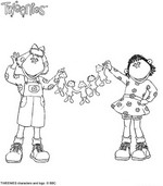 Kids-n-fun | 20 coloring pages of Tweenies