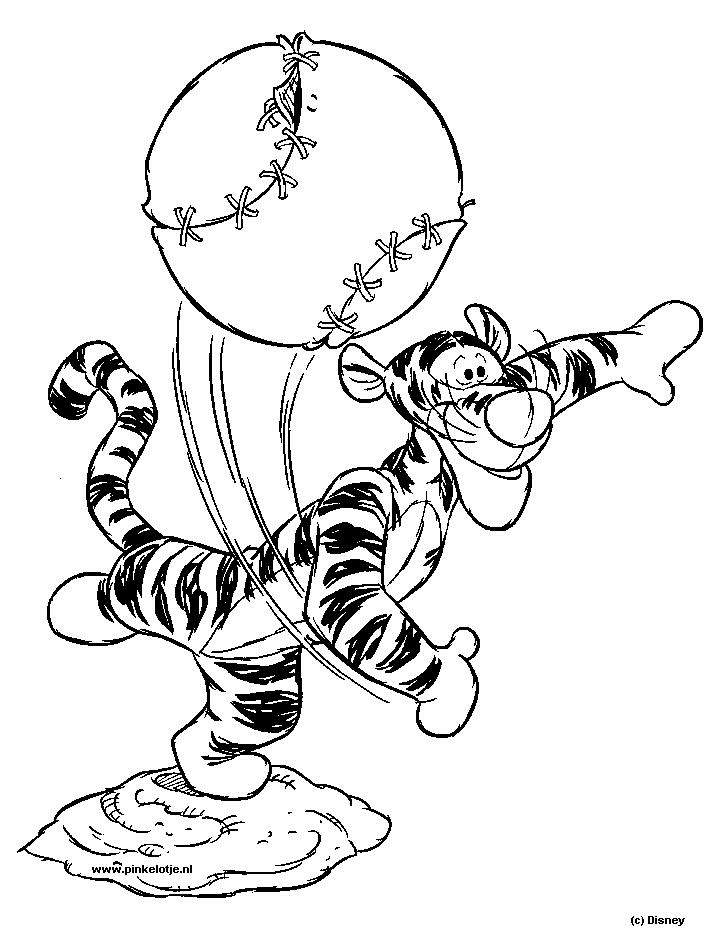Kids-n-fun.com | 30 coloring pages of Winnie the Pooh and Tigger