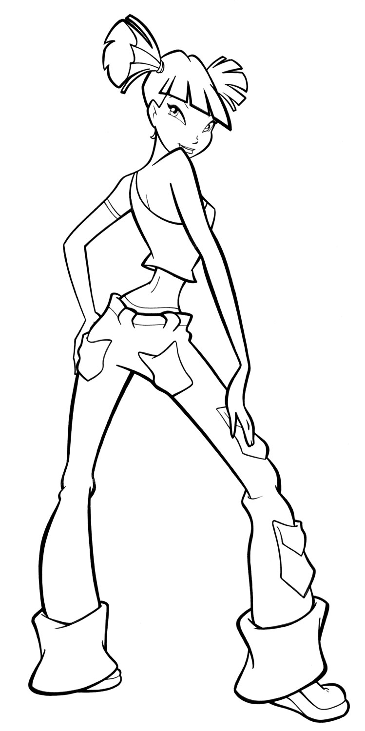 Kids-n-fun.com | Coloring page WinX Club WinX Club